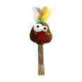 Cat Teaser Wand - Interactive Catnip Silvervine Chew Toy with Bell ...