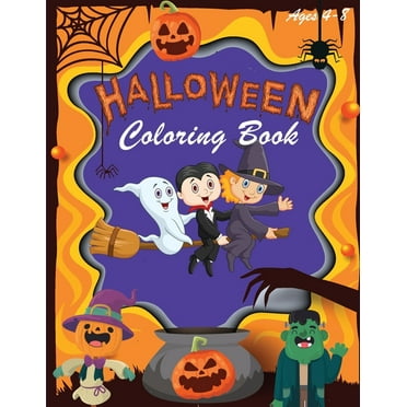 Halloween: Happy Halloween Coloring Book : Halloween Coloring Books for ...