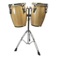 "Zenison Latin Percussion Conga Drums Kit with Stand, 9"" & 10"" inch ...
