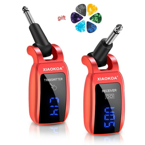 Wireless Guitar Transmitter and Receiver, UHF Wireless Guitar System ...