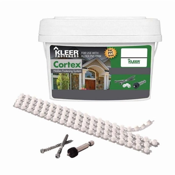 Kleer Cortex 2 in. L x No. 7 Hex Steel Trim Screw 250/lf per box ...