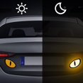 1 Pair Motorcycle Car Devil Eye Reflector Stickers Decoration Scooter ...