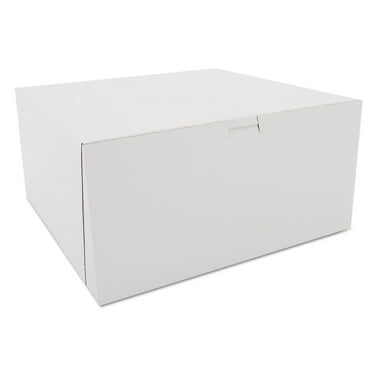 SCT Tuck-Top Bakery Boxes 19w x 14d x 4h White 50/Carton 1029 - Walmart.com