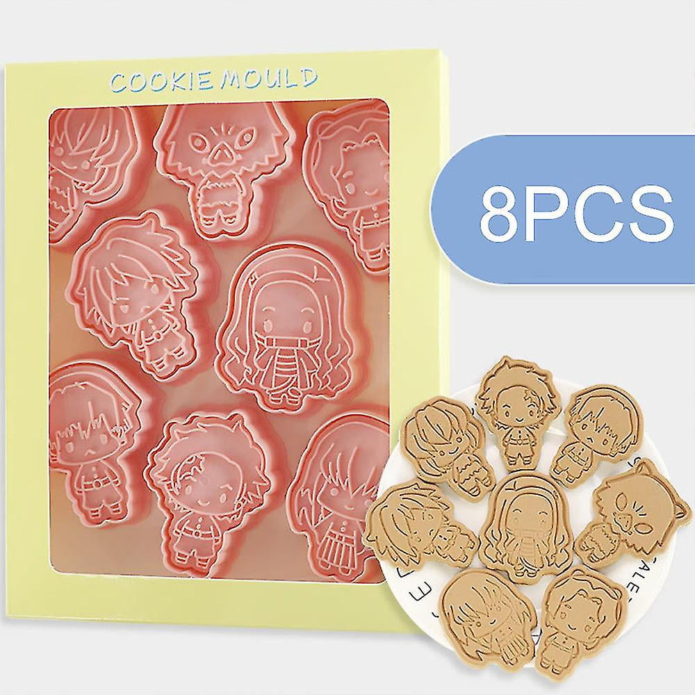Click here for Jiarry 8pcs Cartoon Demon Slayer Moulds Set Cookie... prices