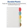 Avery Style Edge Plastic Mini Dividers, 5-Tab Sets, 4 Sets (21118 ...