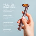 Red Light Therapy Wand for Face and Neck, 7 Colors LED Facial Light ...