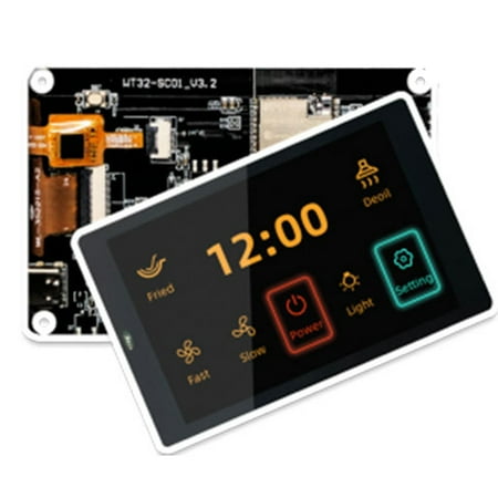 ESP32 Development Board WT32-SC01 with 3.5In MCU Port 320X480 Capacitive Multi-Touch LCD Screen ...