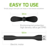 Portable USB Fan with Flexible Neck for Laptops, Notebooks, Power Banks ...