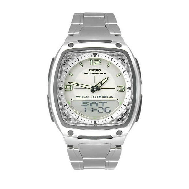 Reloj Casio para hombre Ana-Digi con batería de 10 años Casio AW81D-7AV ...