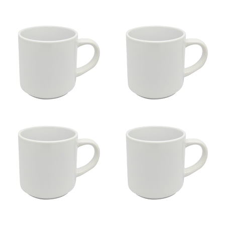 White Ceramic Sublimation Mug by Make Market – 12oz Stoneware Drinkware ...