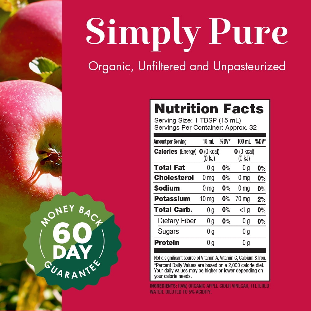 Dynamic Health Certified Organic Raw Apple Cider Vinegar with Mother ... Dynamic Health Certified Organic Raw Apple Cider Vinegar with Mother ...