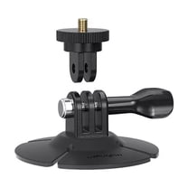 Flexible Adhesive Mount for Action Cameras, Curved & Flat Surface Stick ...