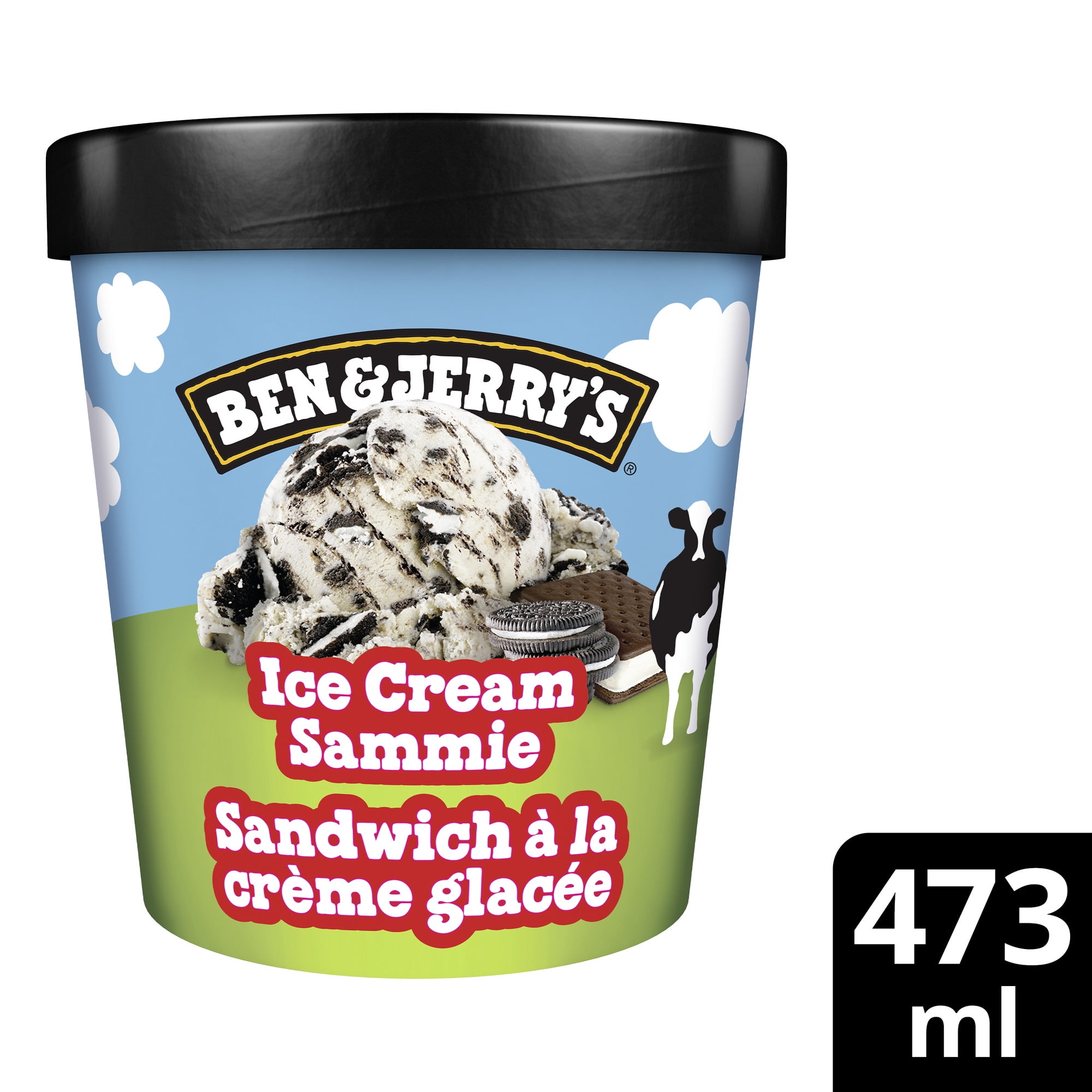 Click here for Ben & Jerrys Ice Cream Sammie Ice Cream 473ml prices