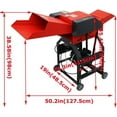 Hay Cutter Straw Pulverizer Chaff Crusher Corn Shredder for Animal Feed ...