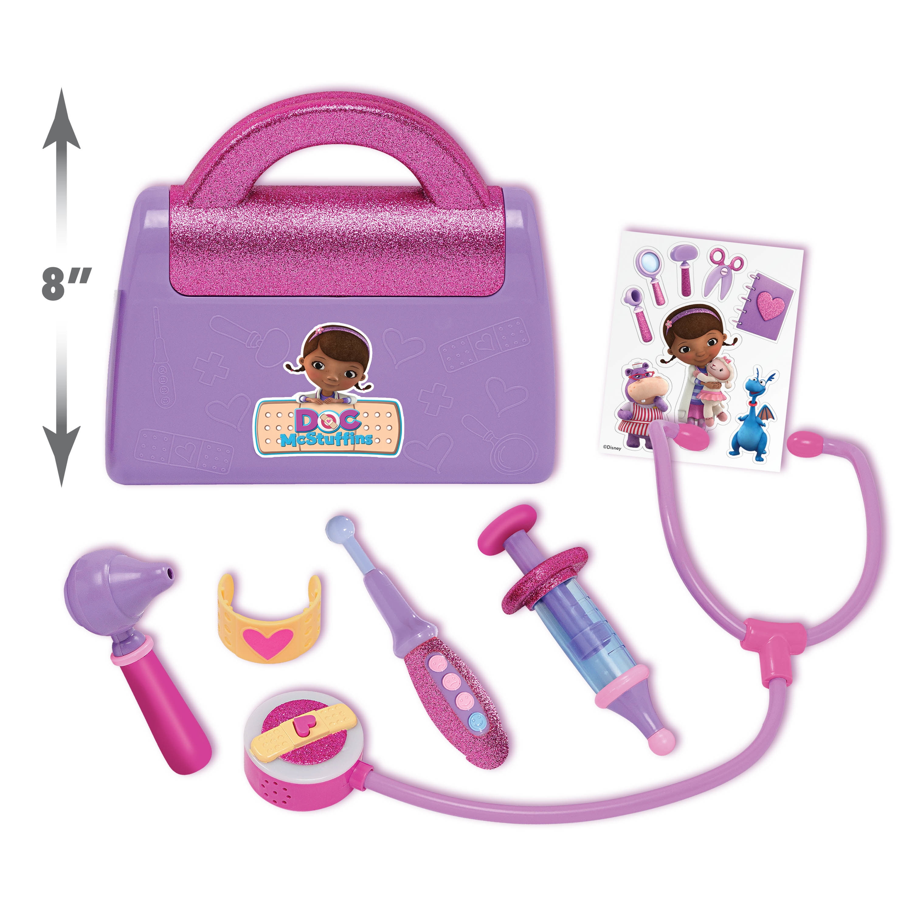Disney Junior Doc McStuffins Doctor's Bag Set, 7-pieces,