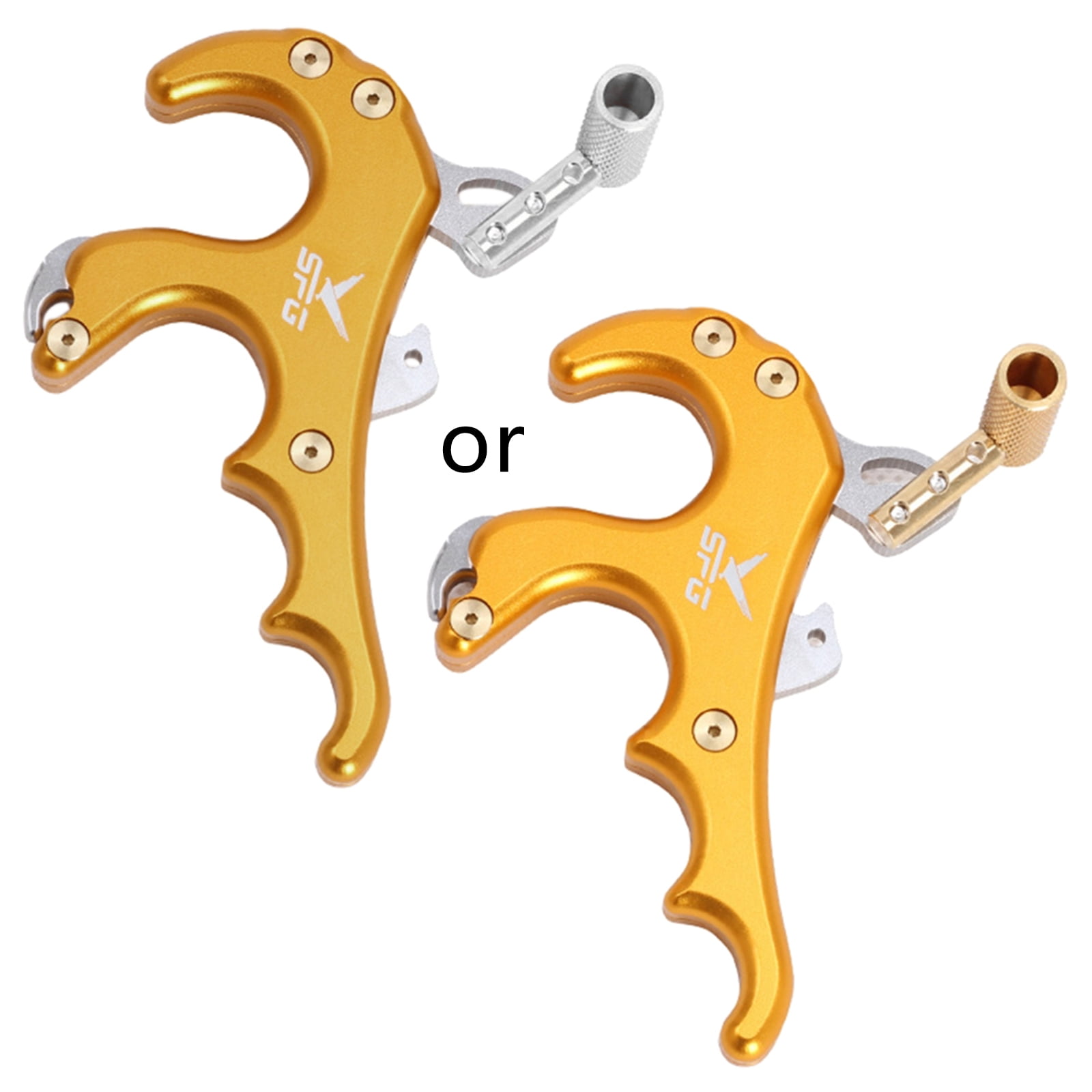 4 Finger Grip Thumb Trigger Release Assistant Compound Bow Archery ...