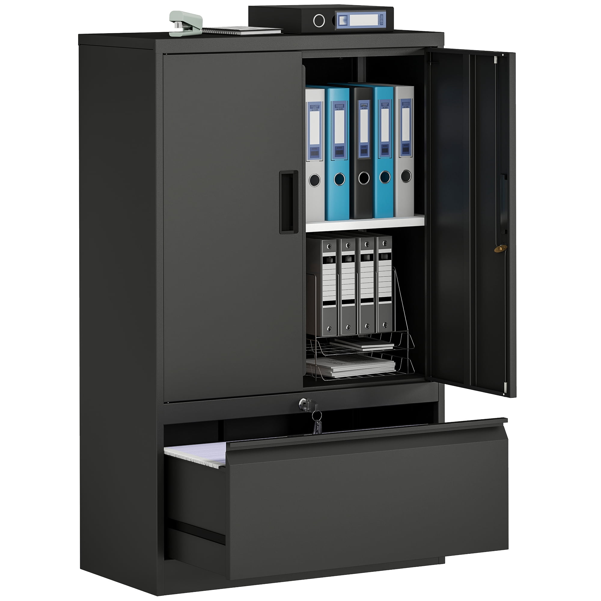 Click here for Homcom Metal Storage Cabinet With Adjustable Shelf... prices