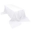Efavormart 90x156" WHITE Wholesale Rectangle Polyester Tablecloth Linen ...