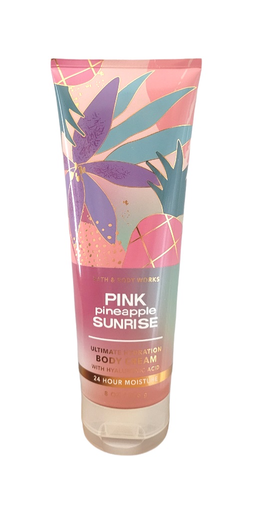 Bath and Body Works Pink Pineapple Sunrise Body Cream With Hyaluronic ...