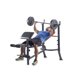 Weider Pro 265 Standard Weight Bench with 80 lb. Vinyl Weight Set ...