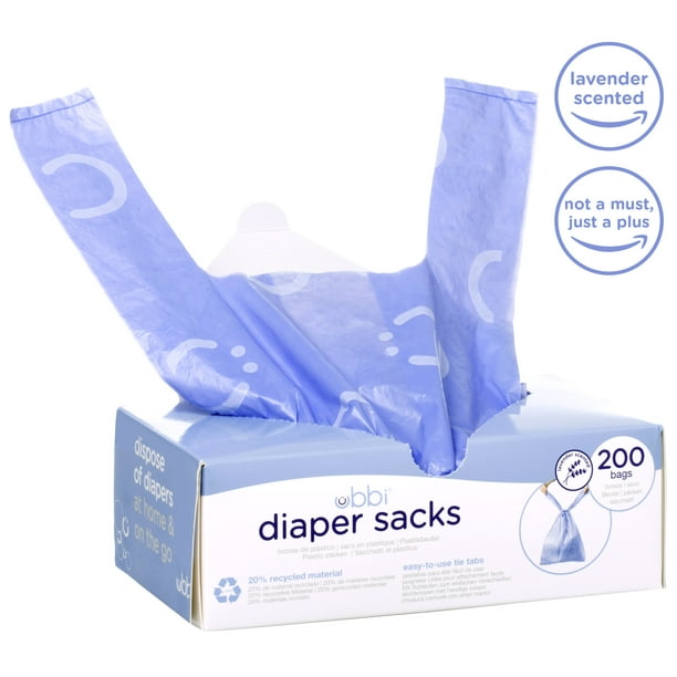 Ubbi Diaper Sacks, 200 Ct. - Walmart.com - Walmart.com
