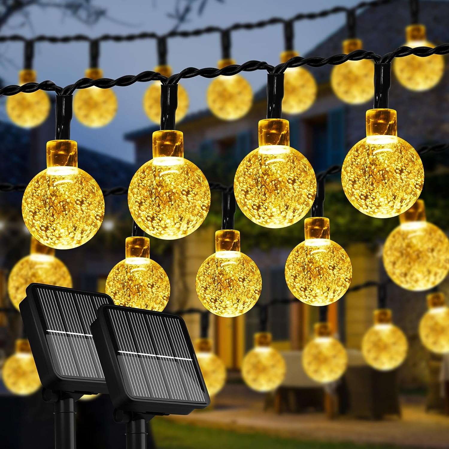 Click here for Kscd 2-Pack 100 Led 46ft Solar String Lights Outdo... prices