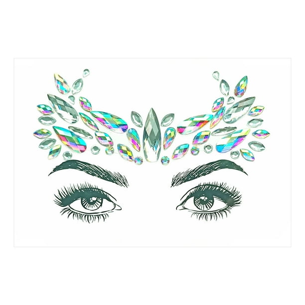 Health & Personal Care Face Sticker Diamond Face Decoration Diamond ...