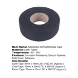 Soumake 15m Self-Adhesive Ultra-thin Insulation Electrical Harness Tape ...
