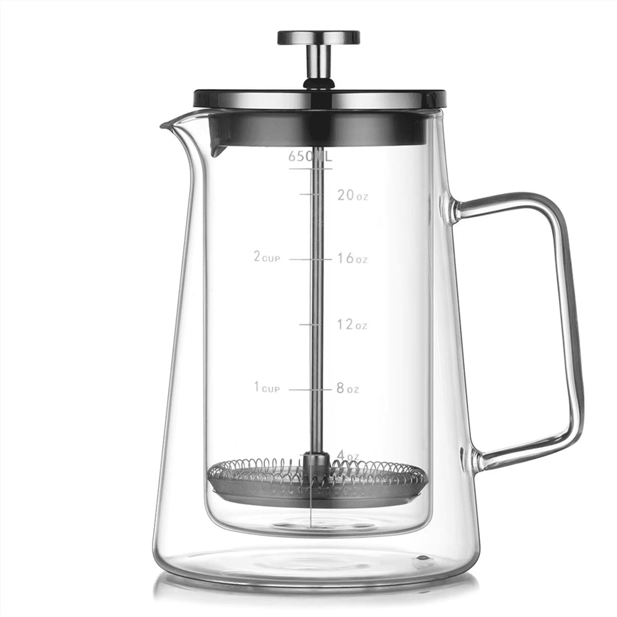 Click here for Unbranded 650ml French Press Coffee Maker - Double... prices