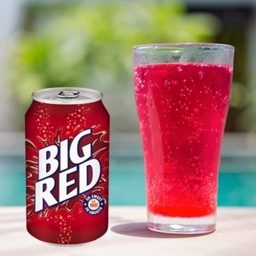 Big Red Cream Soft Drink, Low-Calorie, 12 Ounce Cans (Pack of 36 ...