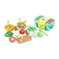 17 PCS Cutting Play Food Toy for Kids Kitchen, Pretend Fruit ...