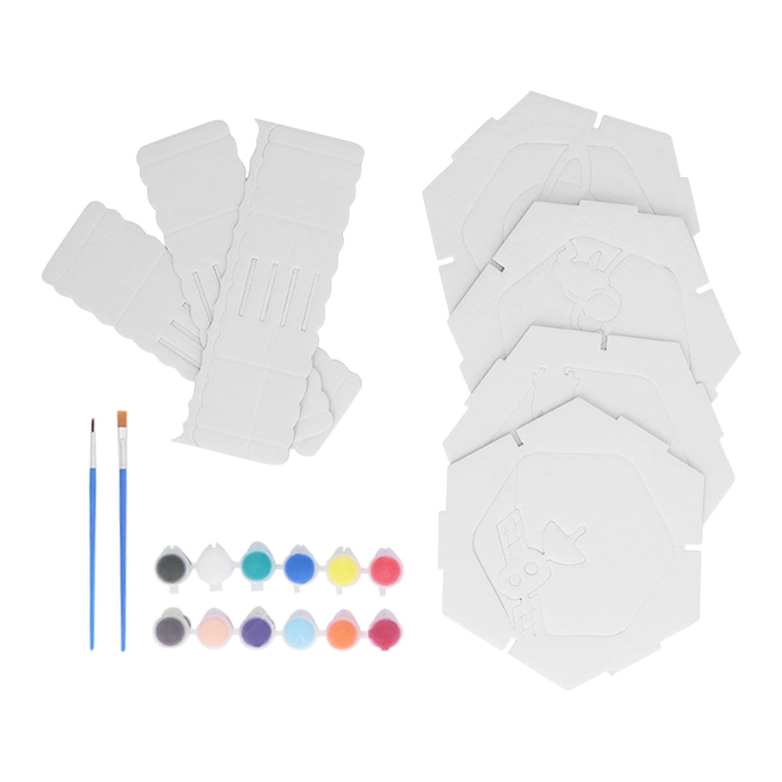 3D Space Papercraft Eco Friendly 3 capas de cartón corrugado 12 ...