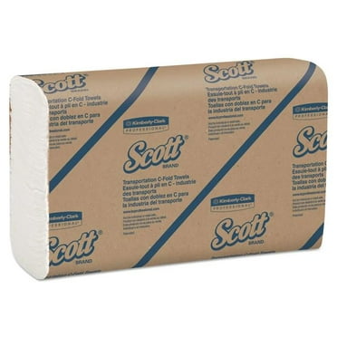 Scott 01980 Scottfold Paper Towels, 9 2/5 X 12 2/5, White, 175 Towels ...