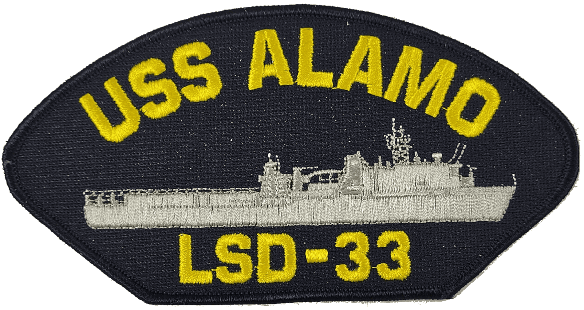 USS Alamo LSD-33 Ship Patch - Great Color - Veteran Owned Business ...