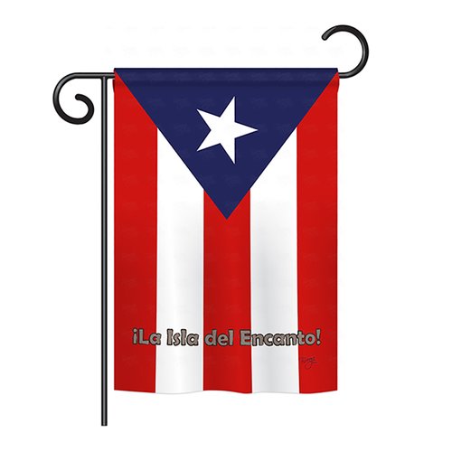 Breeze Decor 58049 Puerto Rico 2-Sided Impression Garden Flag - 13 x 18 ...