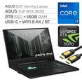 ASUS TUF 3070 Gaming Laptop, 240Hz 3ms FHD 15.6" Display, Intel Core i7 ...