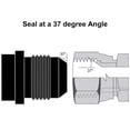 8AN Male Weld on Bung Fitting, Aluminum Male Flare Weldable Fuel Tank ...