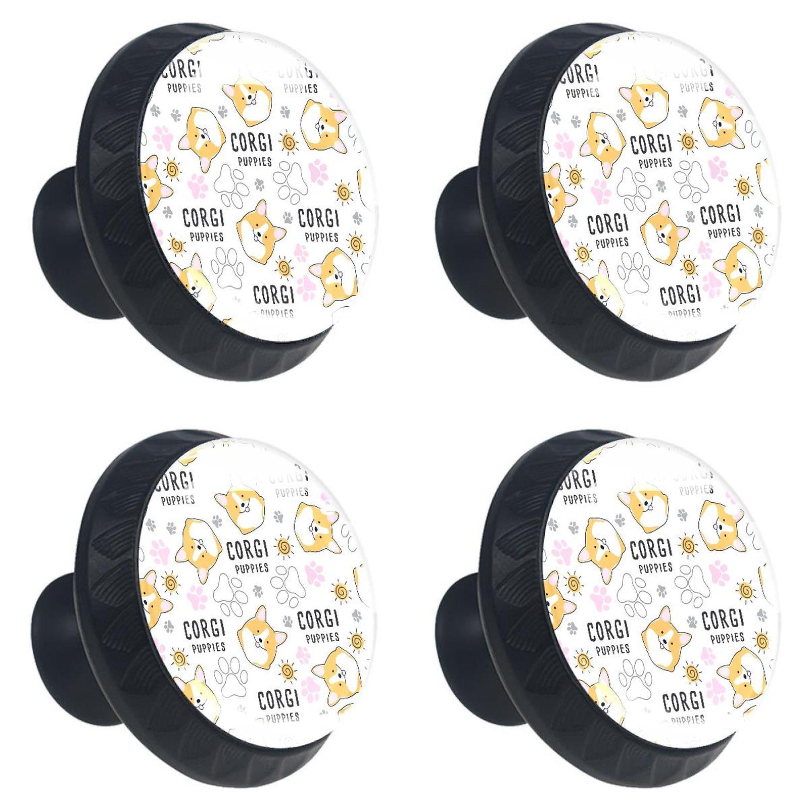 4 Pcs Corgi Dog Claw Knobs for Kitchen Cabinet Cupboard Dresser ...