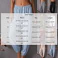 Drawstring Loose Jogger Pants for Womens Cotton Blend Elastic Cuff ...