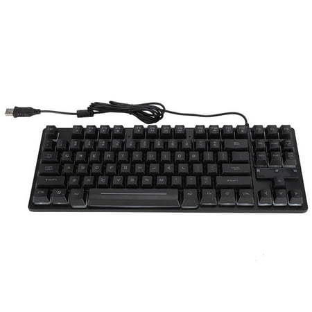 K16 87-Key USB Wired Mechanical Feel Keyboard Wired Keyboard Gaming ...