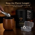 Charred Wooden Glasses, Gifts for Men Old Fashion Drinking Collins Cup ...
