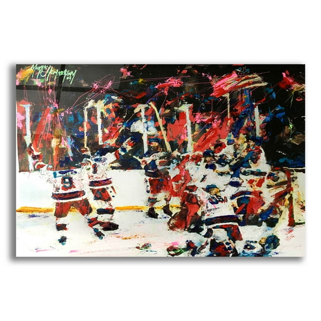 Epic Art 'USA Maricle On Ice' by Murray Henderson Fine Art, Acrylic ...