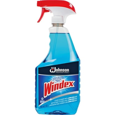 Windex Commercial Line Glass Cleaner Refill, Blue Original, 128 fl oz ...