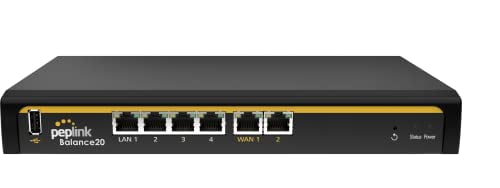 Buy Peplink Balance 20 Dual-WAN Router, black BPL-021 Online at Lowest ...