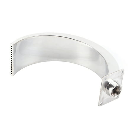 Waterfall Pool Fountain, Rounded Arc Design G1 Female Thread Stainless ...