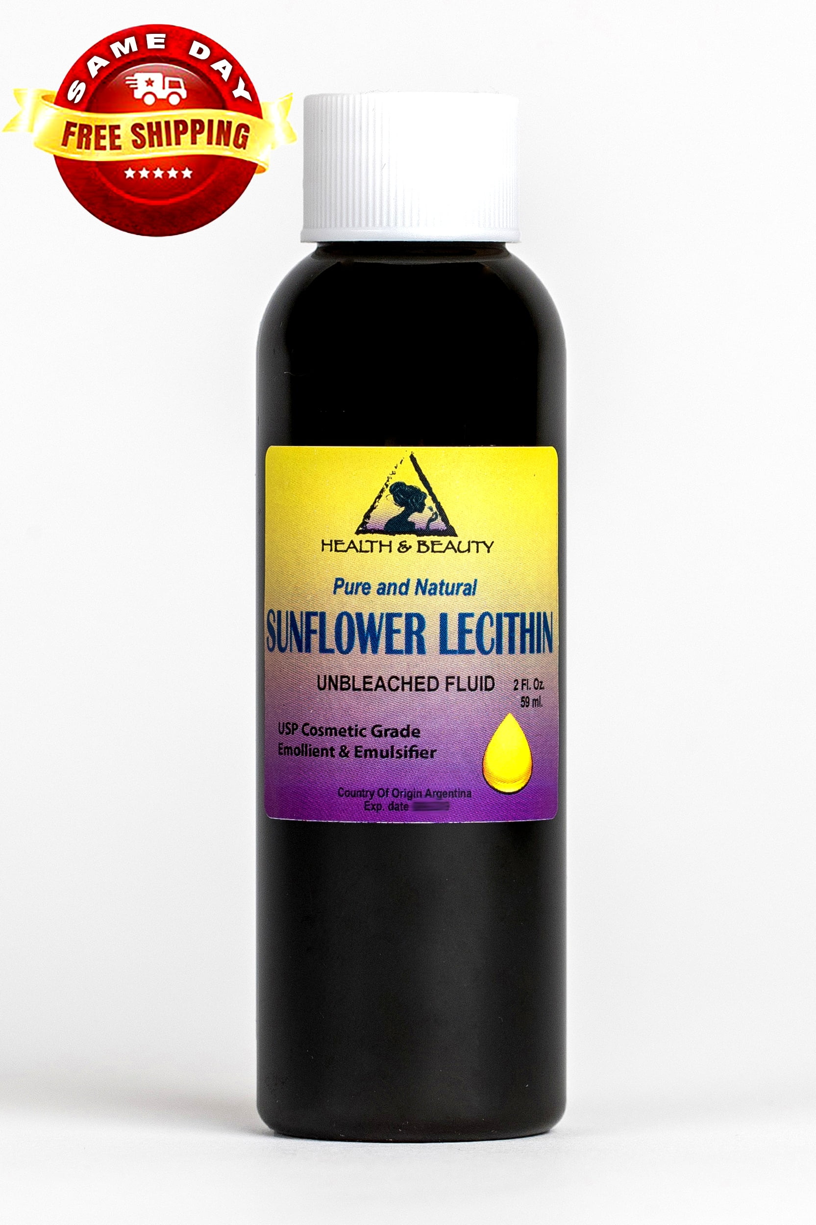LECITHIN SUNFLOWER UNBLEACHED FLUID LIQUID EMULSIFIER EMOLLIENT PURE 2 ...