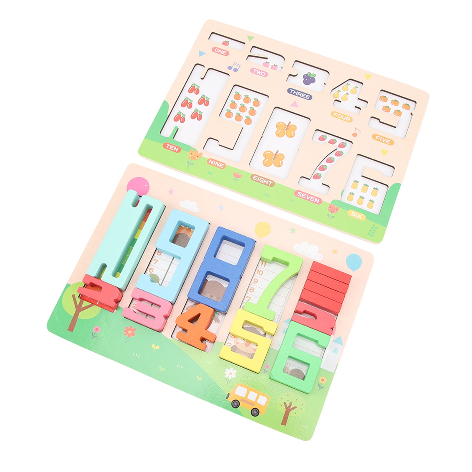 Bloques matemáticos con forma de números para niños, bloques de ...