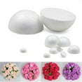 AFQH 1PCS Polystyrenes Foam Half Ball Hemisphere DIY Accessory Handmade ...