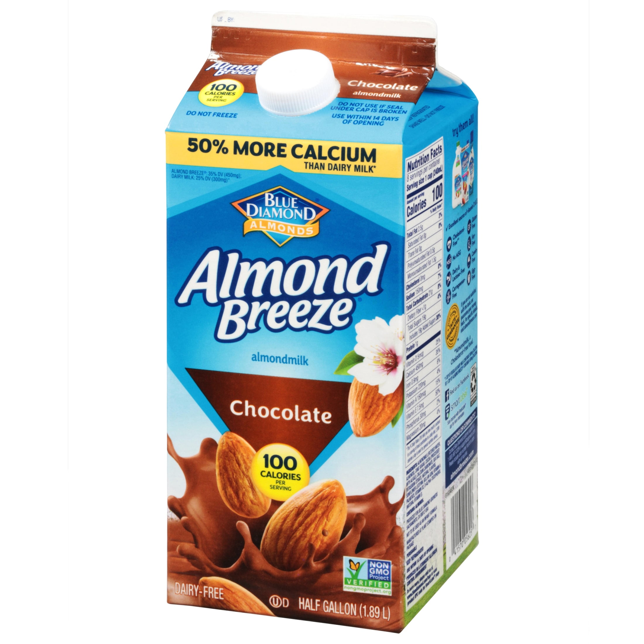 Blue Diamond Chocolate Almond Milk Nutrition Facts | Besto Blog