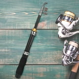 Small Sea Pole Portable Short Pole Ice Fishing Rod Mini Sea Fishing ...